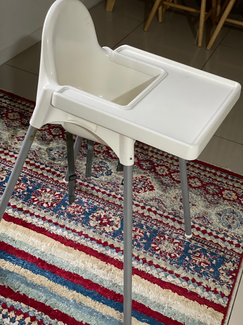 Ikea High Chair With Langur Padded Seat Cover, Babies & Kids, Nursing ...