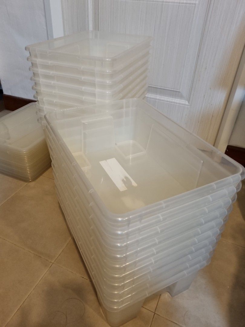 IKEA SAMLA BOXES, Furniture & Home Living, Home Improvement ...