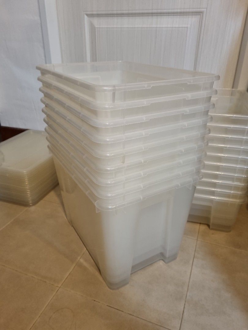 IKEA SAMLA BOXES, Furniture & Home Living, Home Improvement ...