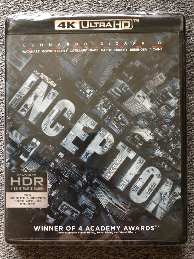 INCEPTION 4K UHD BLU RAY (SEALED), Hobbies & Toys, Music & Media, CDs ...
