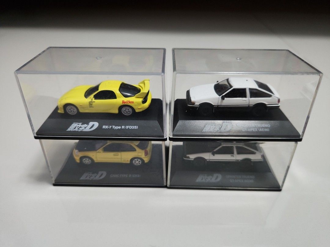 Initial D 1:64 Diecast Cars, Hobbies & Toys, Toys & Games on Carousell