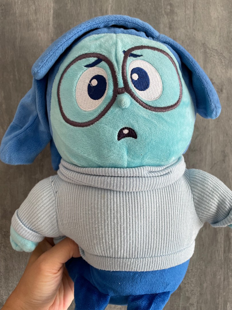 Inside Out Sadness Blue Soft Toy Plush, Hobbies & Toys, Toys & Games on ...