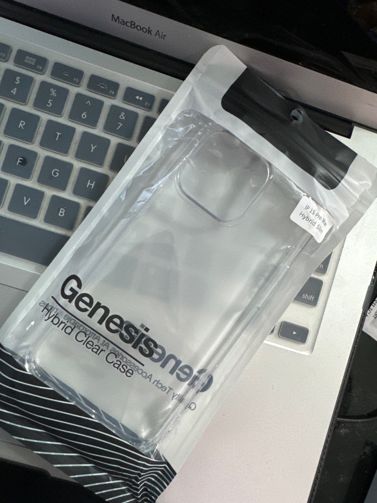 iPhone 15 pro max case Genesis Hybrid slim, Mobile Phones & Gadgets ...