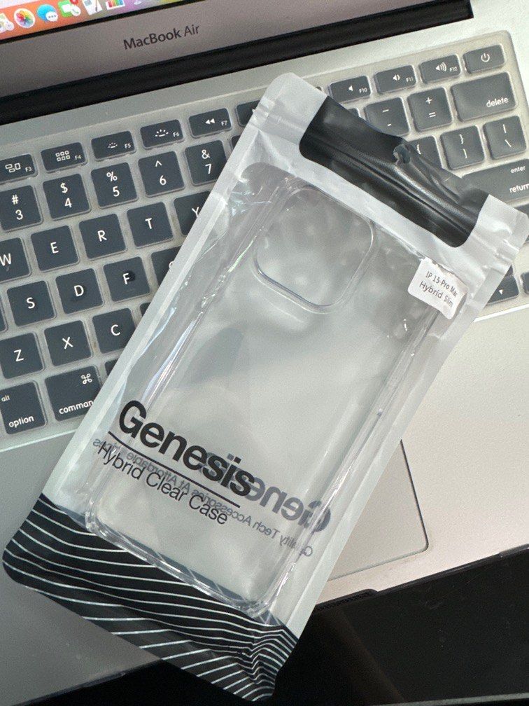 iPhone 15 pro max case Genesis Hybrid slim, Mobile Phones & Gadgets ...