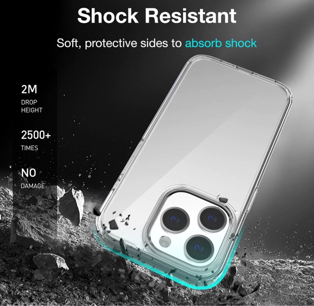 iPhone 15 pro max case Genesis Hybrid slim, Mobile Phones & Gadgets ...