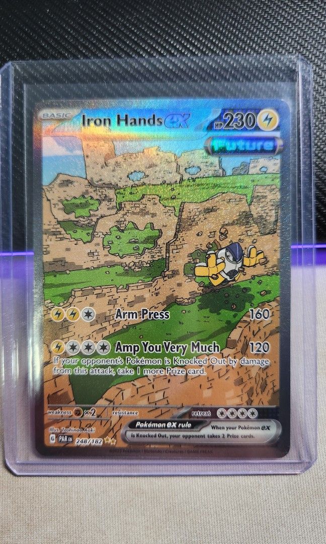 Iron Hands ex Paradox Rift Pokemon TCG, Hobbies & Toys, Toys & Games on ...