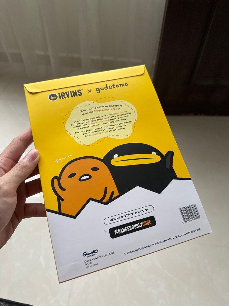 Irvins x Gudetama Sticker Pack, Hobbies & Toys, Memorabilia & Collectibles, Fan Merchandise on ...
