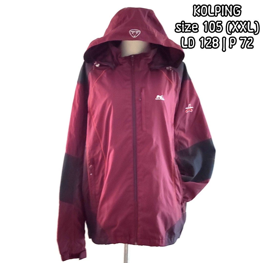 Jaket outdoor jaket gunung waterproof KOLPING size 105 (XXL), preloved ...