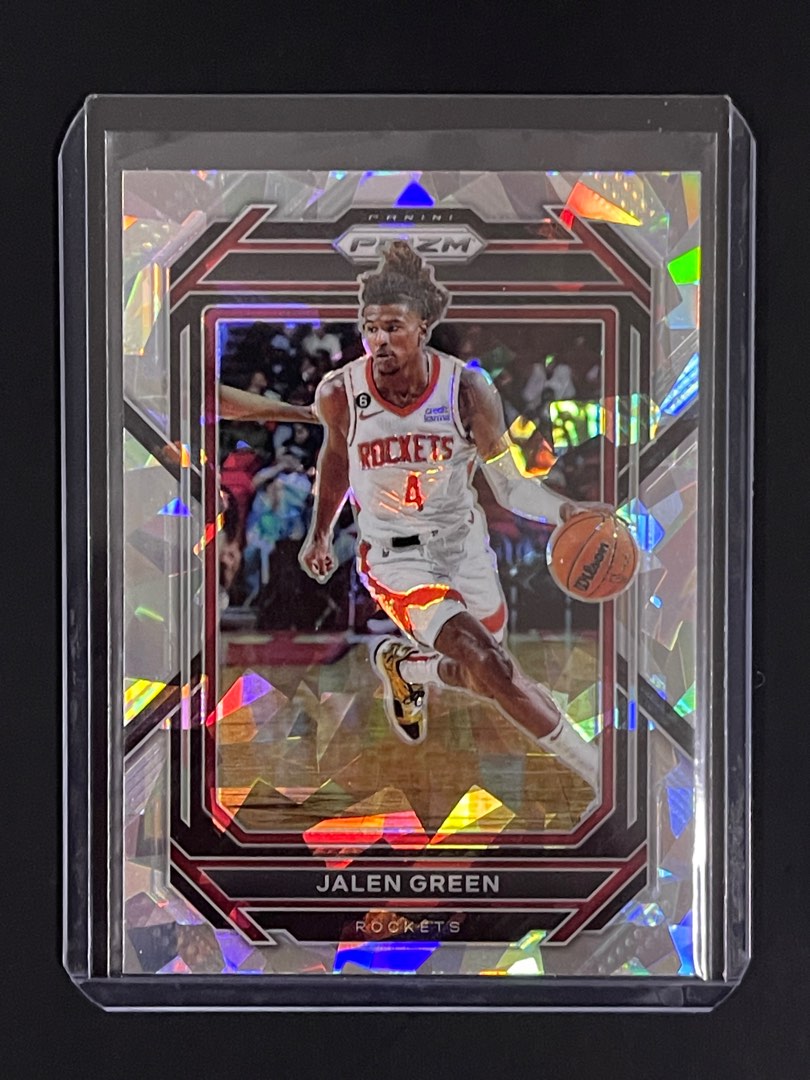 Jalen Green Prizm Cracked Ice, Hobbies & Toys, Memorabilia & Collectibles, Fan Merchandise on ...