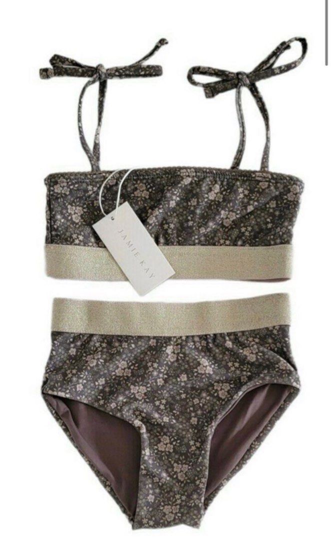 Jamie Kay Swim - Sophia Bikini - Pansy Floral Dark, Babies & Kids ...