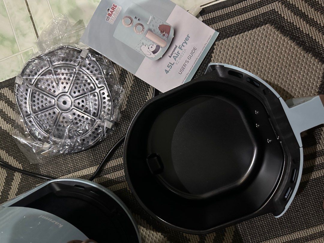 Kazumi We Bare Bears 4.5L Air Fryer, Furniture & Home Living, Kitchenware & Tableware, Cookware ...