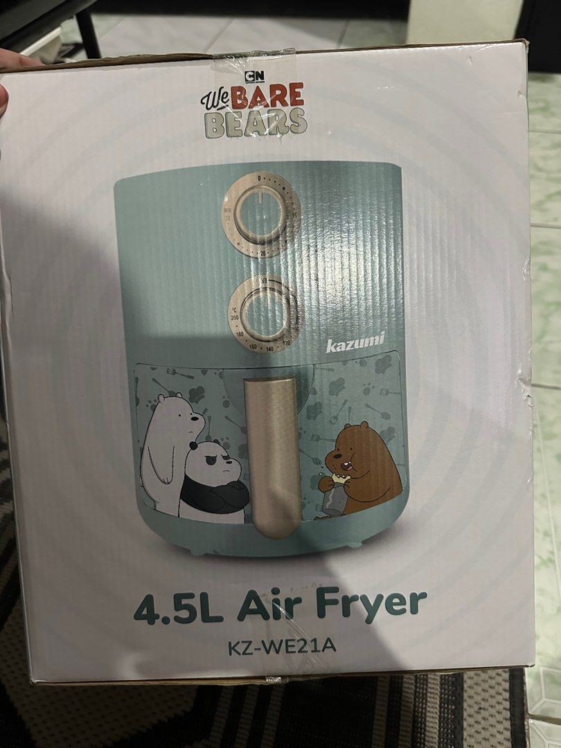 Kazumi We Bare Bears 45l Air Fryer Furniture And Home Living Kitchenware And Tableware Cookware