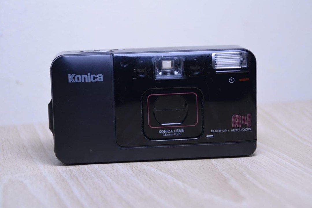 Konica A4 Film Camera, Photography, Cameras on Carousell