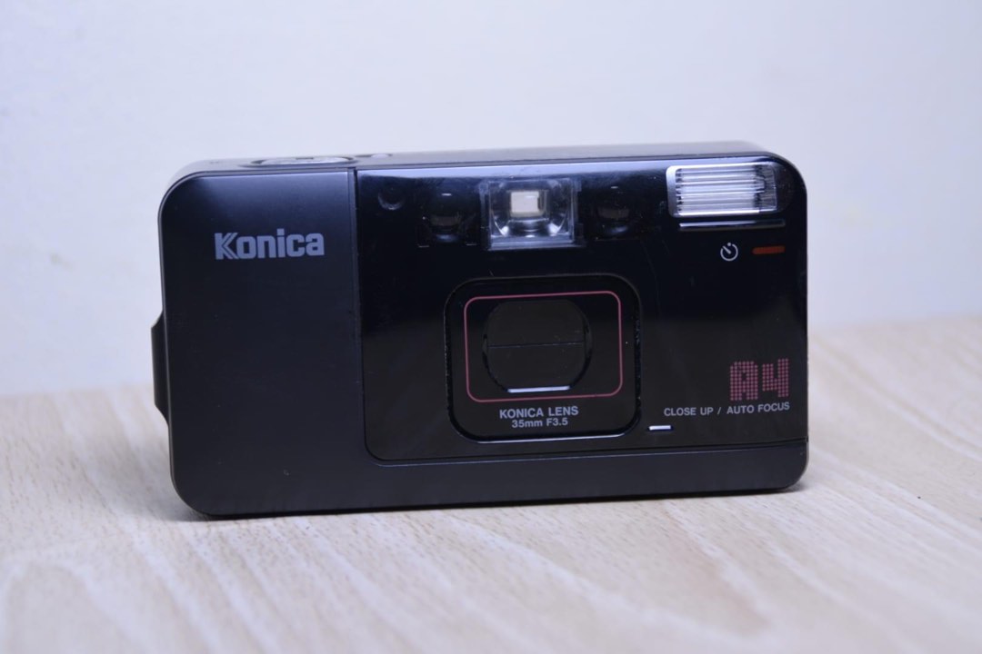 Konica A4 Film Camera, Photography, Cameras on Carousell