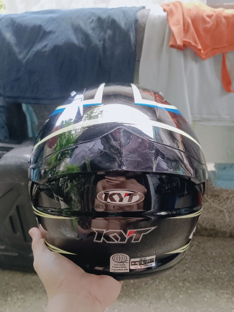 KYT NFR SIZE LARGE, Motorbikes, Motorbike Parts & Accessories, Helmets ...