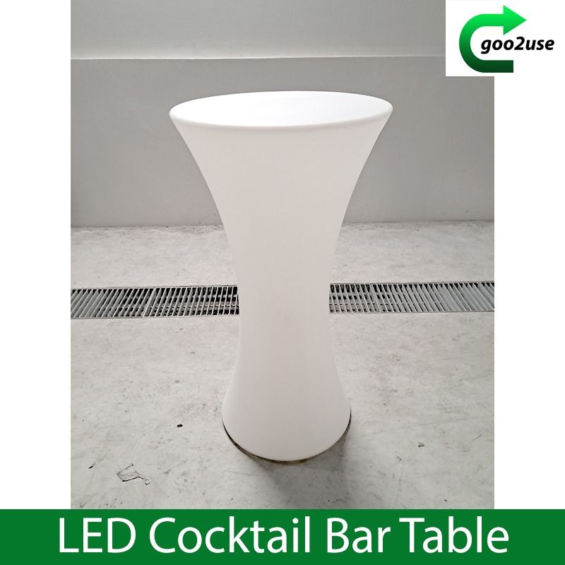 LED Chargeable Standing Table Cocktail Bar Table [ Goo2use], Furniture ...