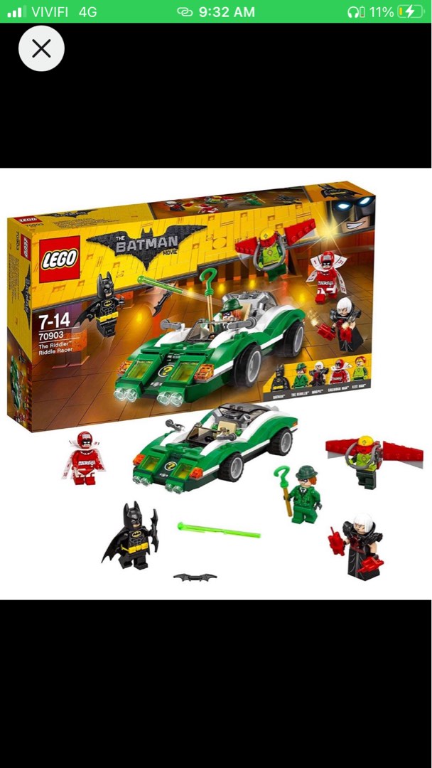 Lego Batman movie the riddler's riddle racer, Hobbies & Toys, Toys ...