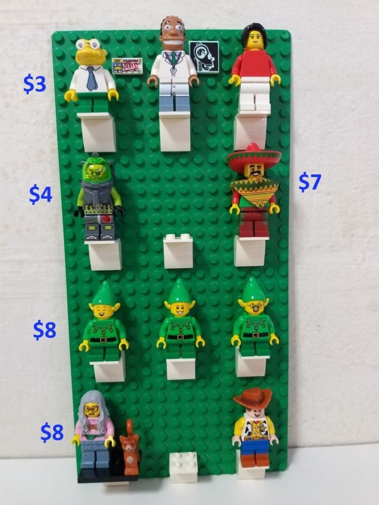 LEGO Minifigures - Christmas Elf / Taco Tuesday Guy / Mrs. Scratchen ...