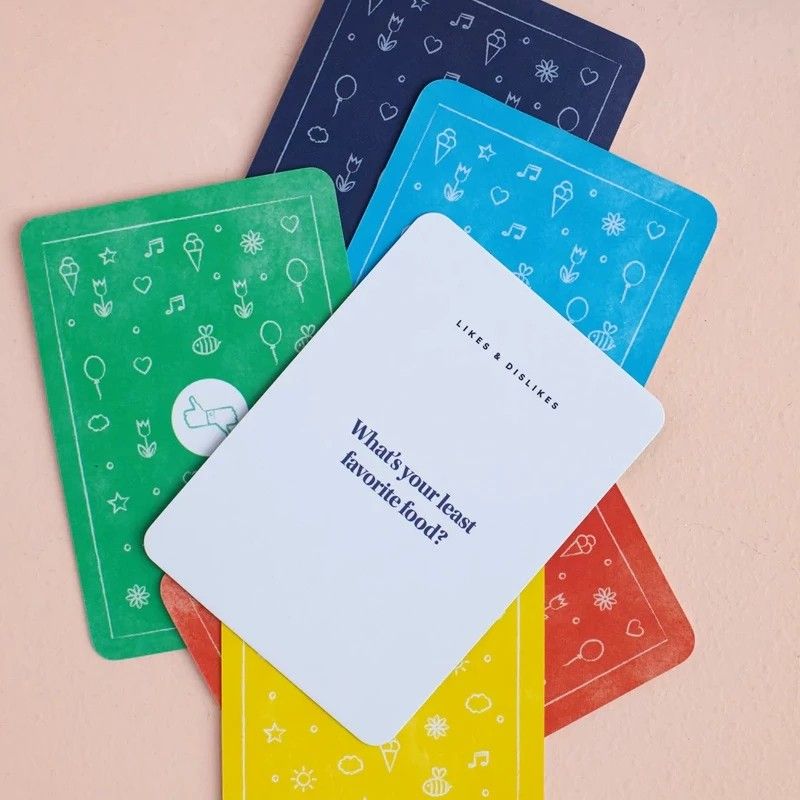 Little talk conversation starter card game children communication cards ...