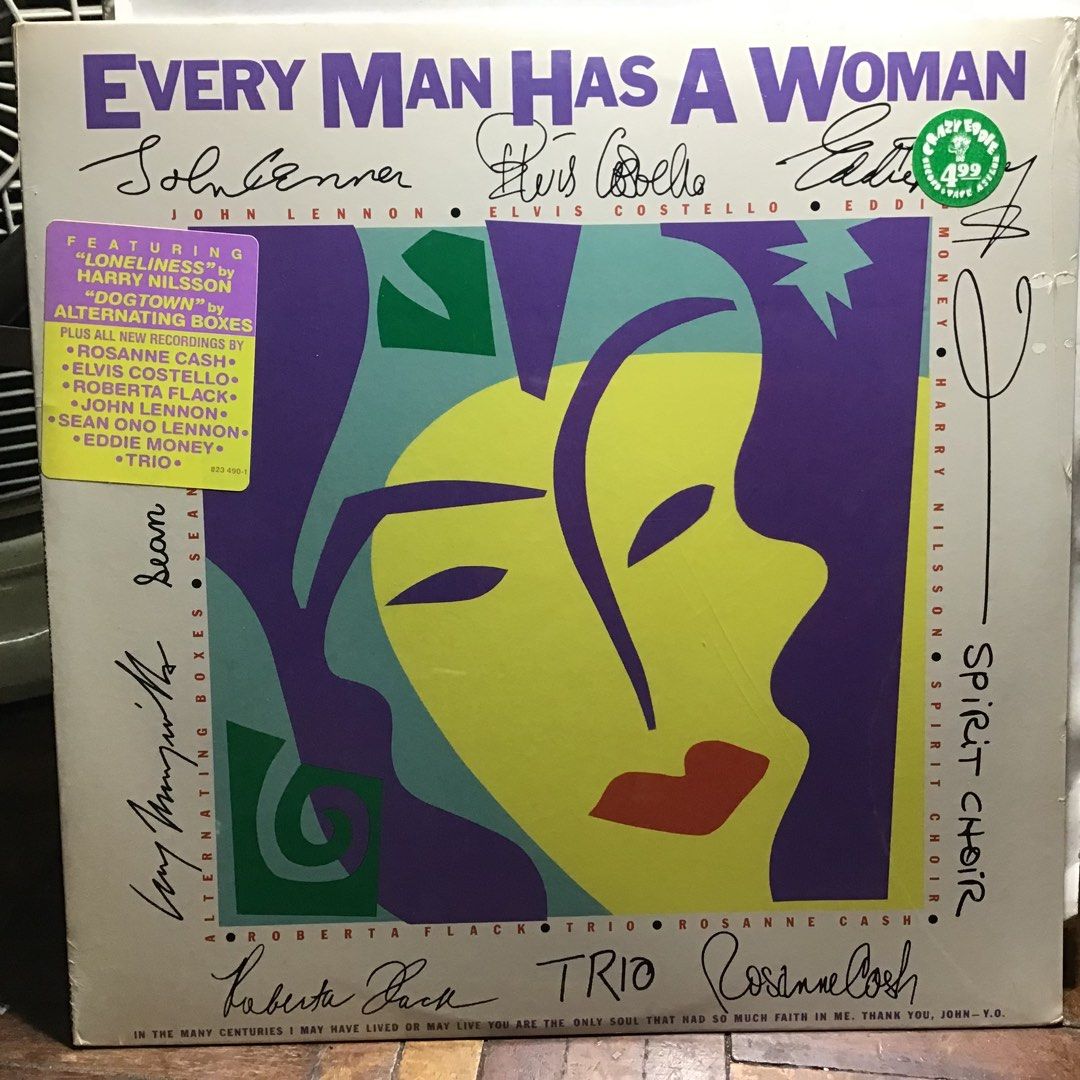 LP Every Man Has A Woman - John Lennon Elvis Costello Sean Lennon ...