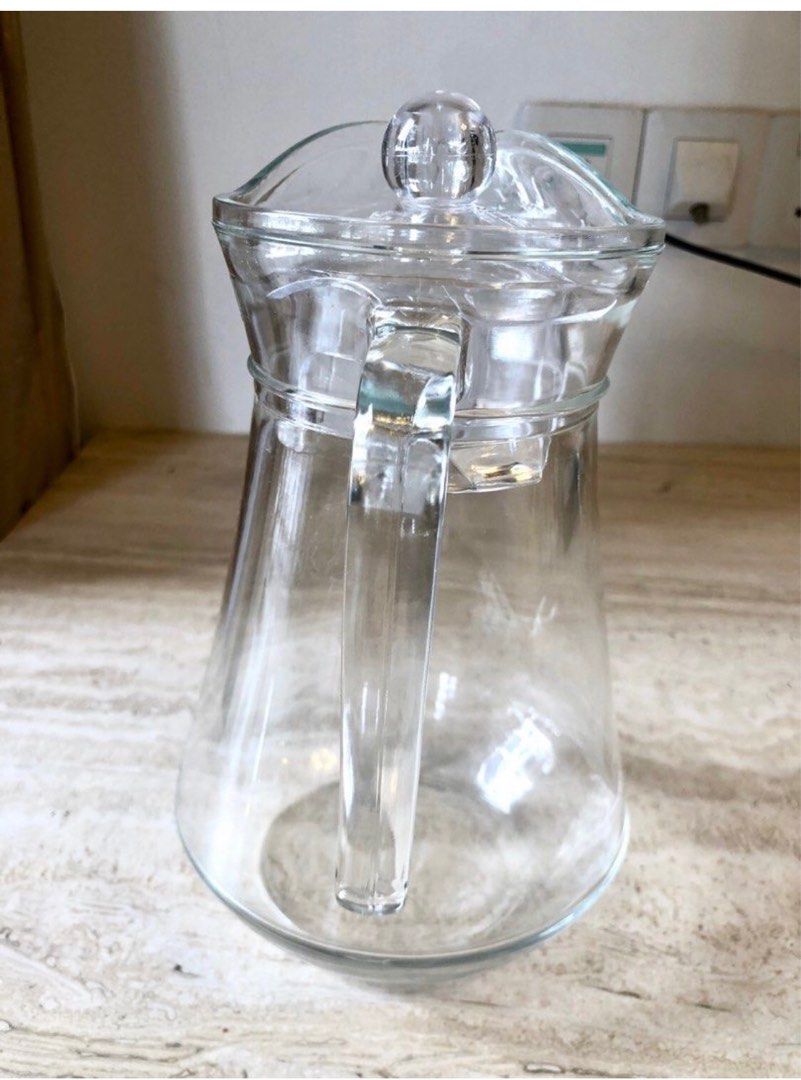 Luminarc Glass Pitcher, Furniture & Home Living, Kitchenware ...