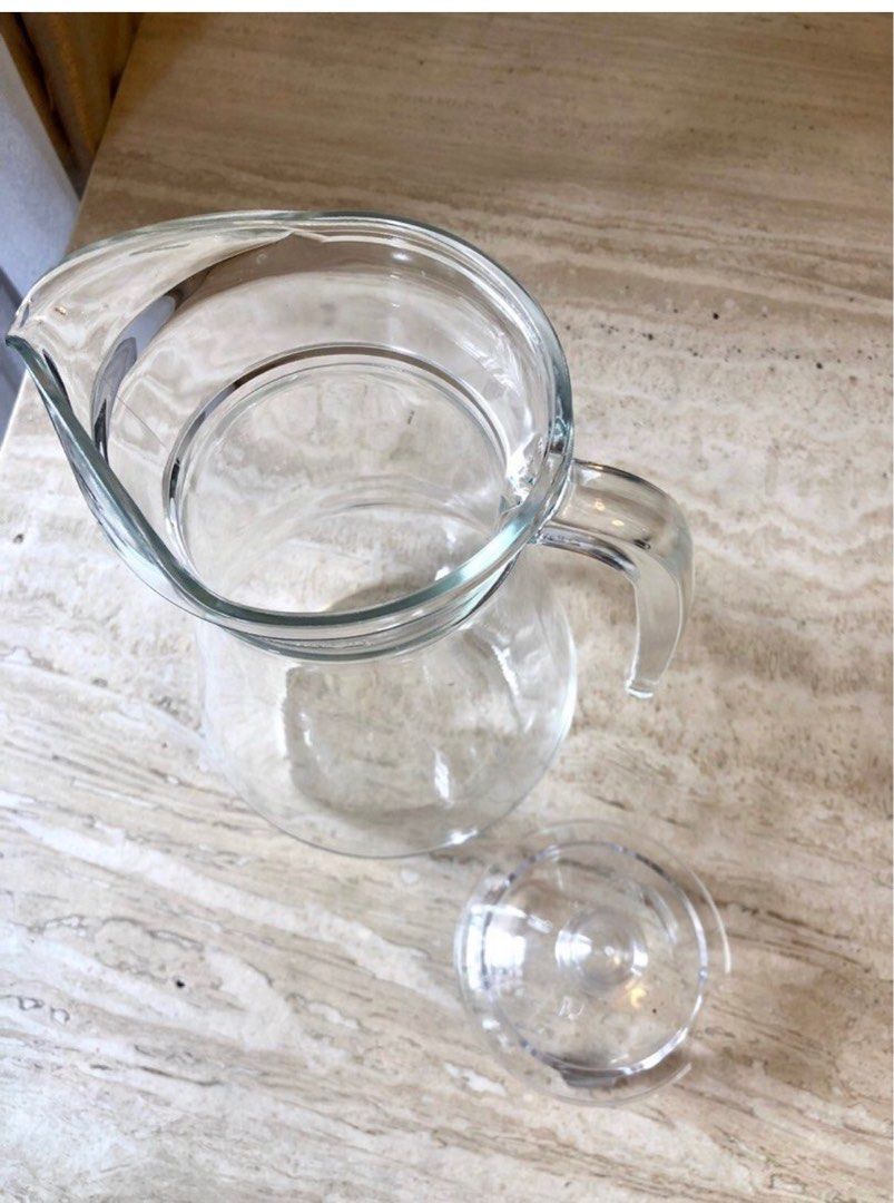 Luminarc Glass Pitcher, Furniture & Home Living, Kitchenware ...
