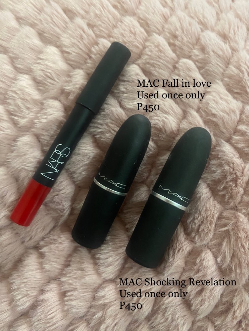 Mac Fall in love, Shocking revelation lipstick, Beauty & Personal Care ...