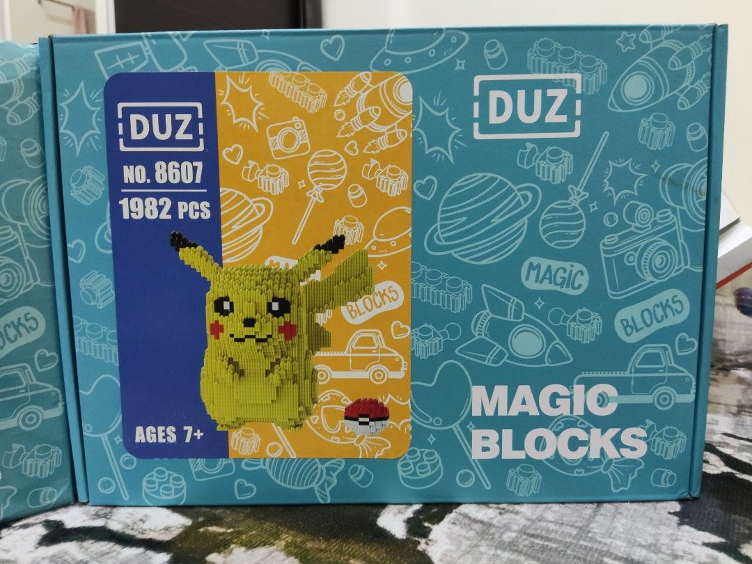 Magic block Charizard, Pickachu,Ultraman, Spiderman,, Hobbies & Toys ...