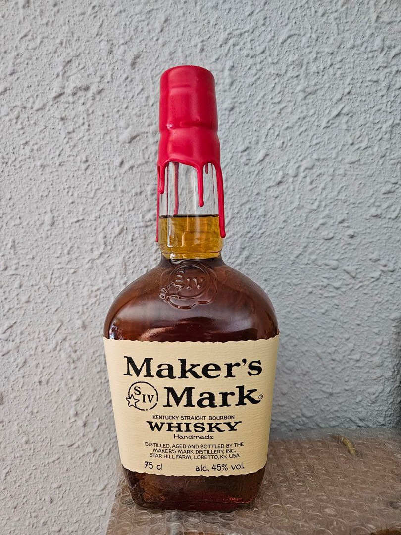 Makers Mark Bourbon 700ml, Food & Drinks, Alcoholic Beverages on Carousell