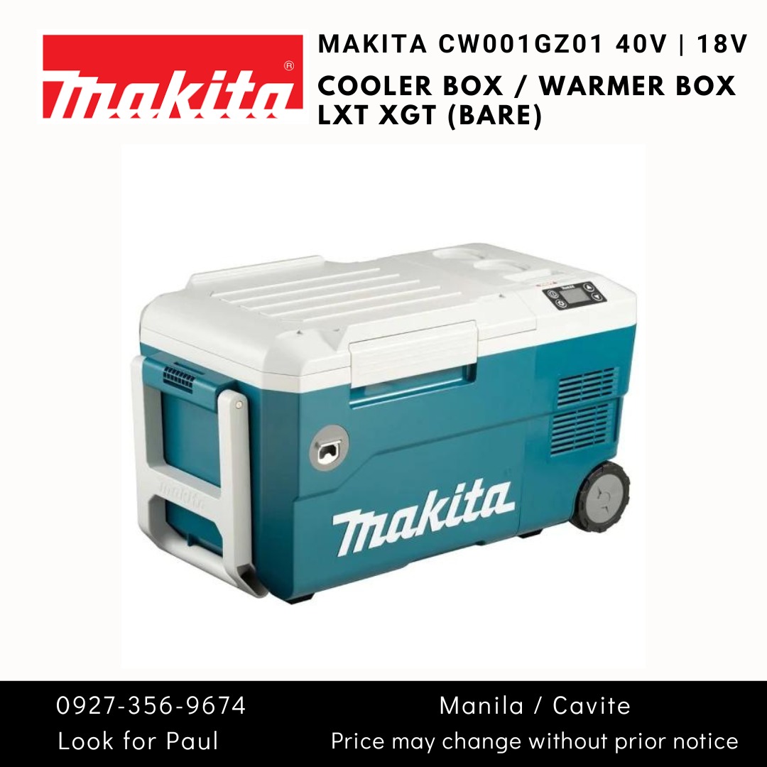 MAKITA CW001GZ01 40V | 18V COOLER BOX / WARMER BOX LXT XGT (BARE), Commercial & Industrial ...