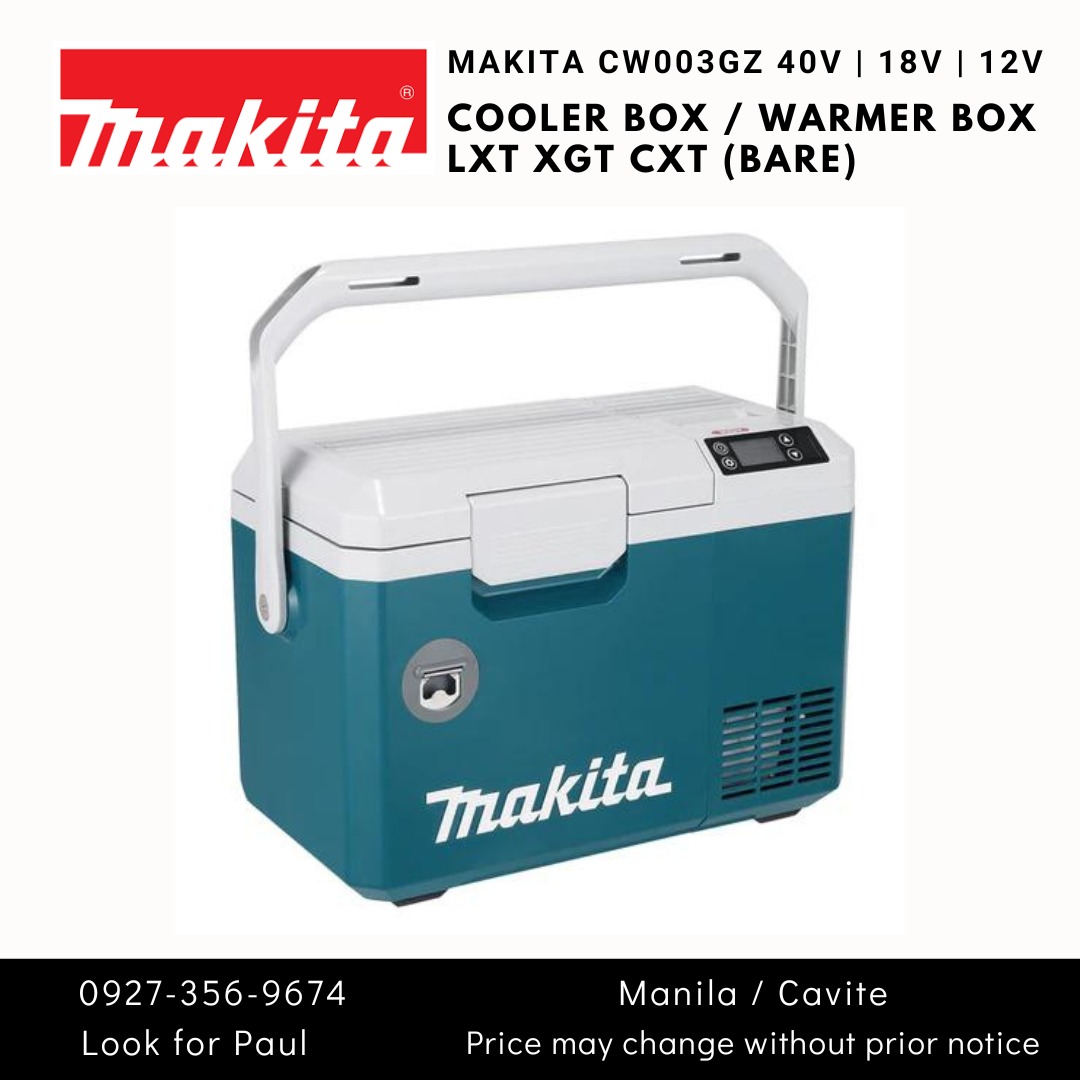 MAKITA CW003GZ 40V | 18V | 12V COOLER BOX / WARMER BOX LXT XGT CXT (BARE), Commercial ...
