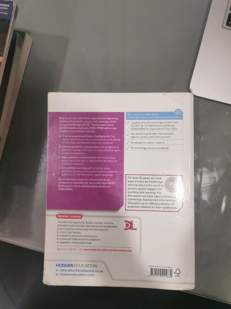 Math igcse core and extended textbook, Hobbies & Toys, Books ...