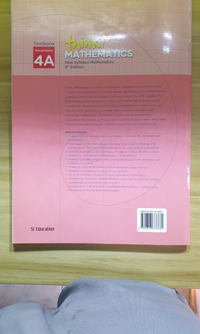 Mathematics Textbook Secondary 4, Hobbies & Toys, Books & Magazines ...