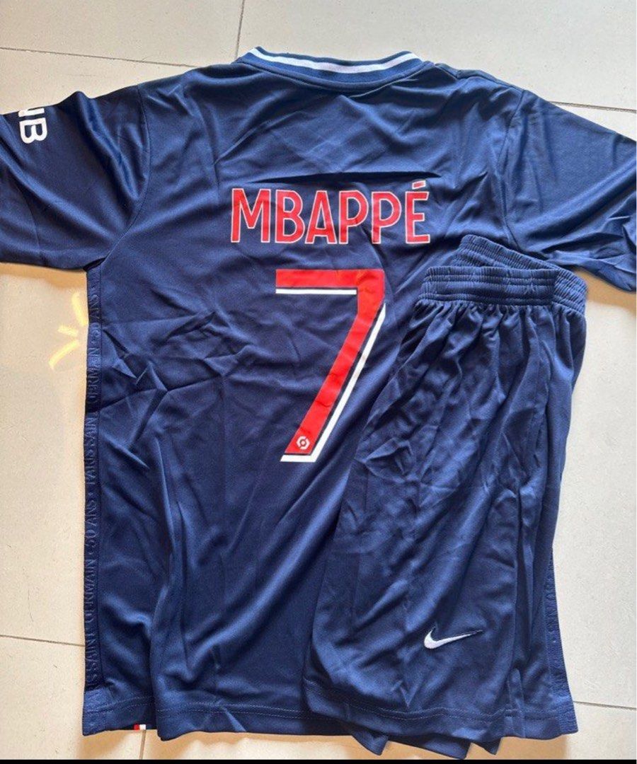 Mbappe PSG Jersey, Men's Fashion, Activewear on Carousell