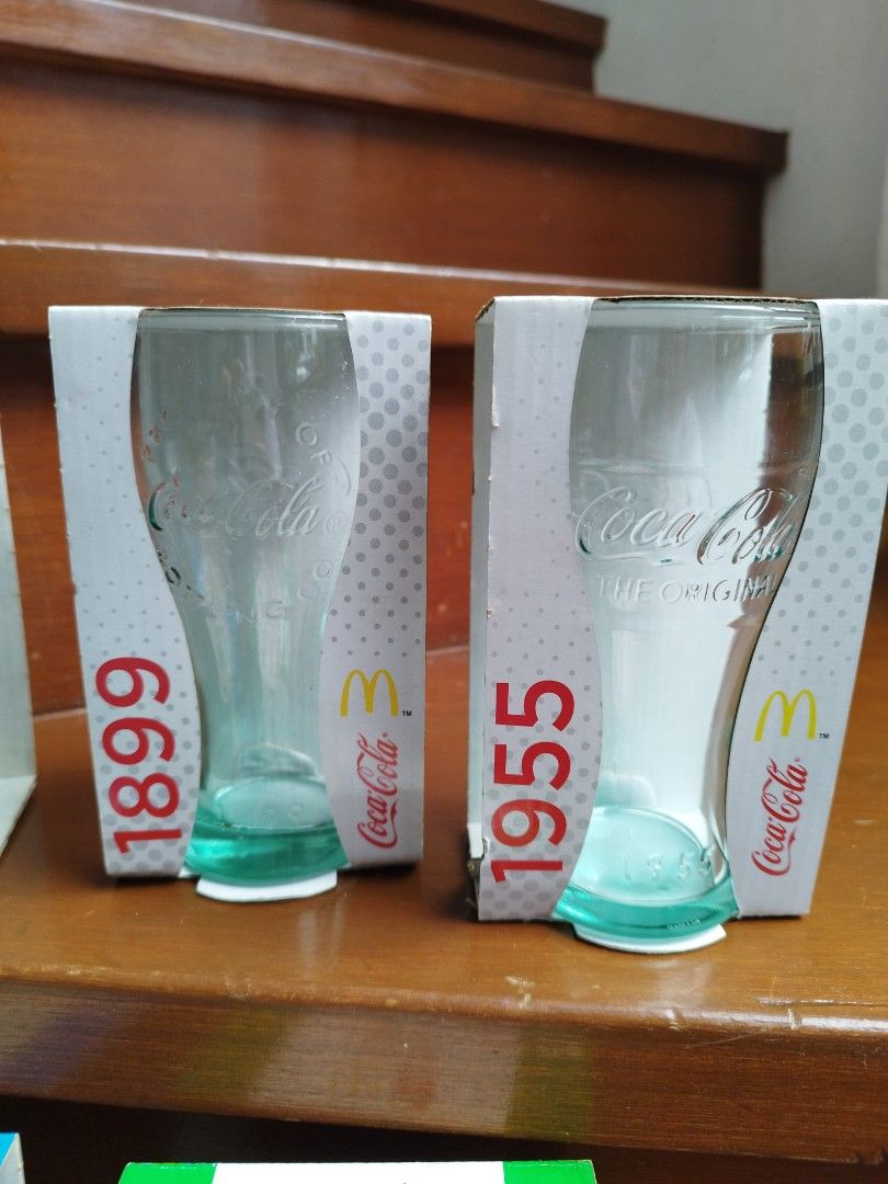 McDonald's Limited Glass Edition Bottlecap And Olympic Coke Glass ...