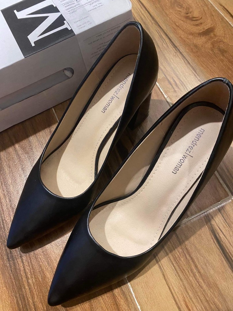 BLACK SHOES HIGH HEELS SELLING LOW!! Mendrez School Shoes, Women's ...