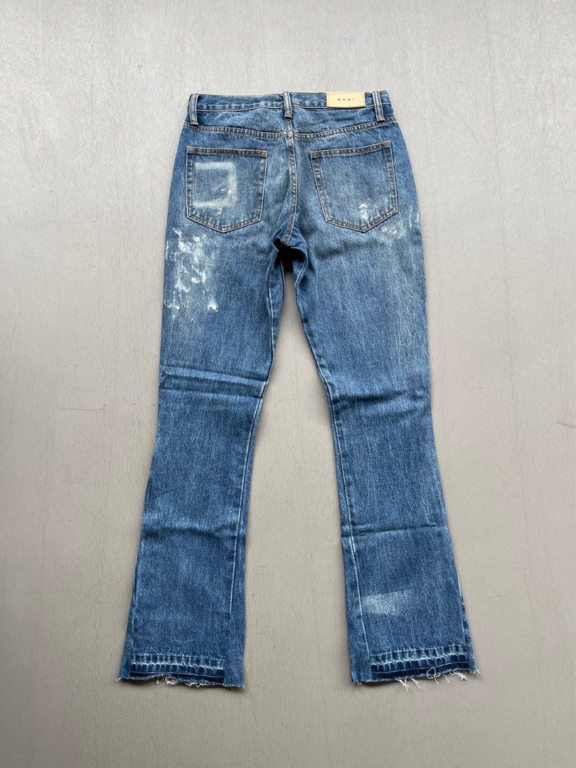 MNML Flare Jeans, Men's Fashion, Bottoms, Jeans on Carousell