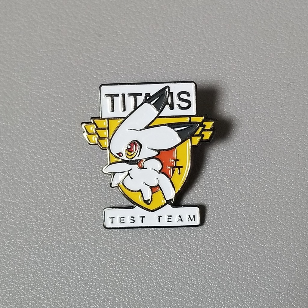 Mobile Suit Gundam Titans Test Team Emblem Logo Badge, Hobbies & Toys ...