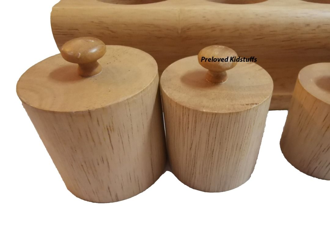 Montessori Classroom Knobbed Cylinders Full Set, Hobbies & Toys, Toys ...
