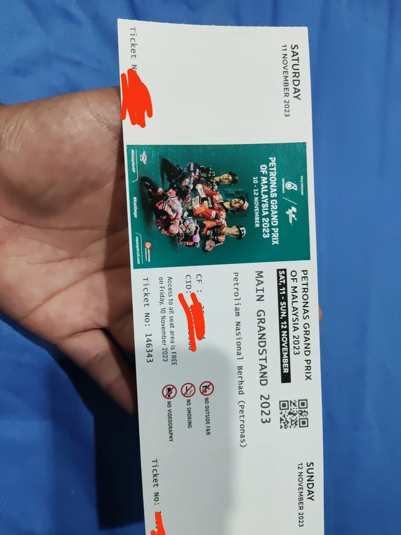 Moto GP Main Grandstand 2023, Tickets & Vouchers, Event Tickets on ...