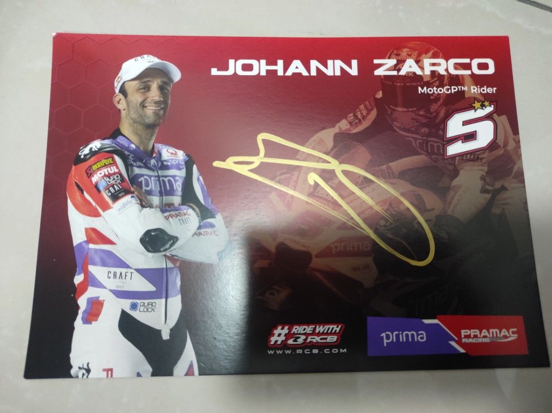 MotoGP Rider Signature Autograph 2023, Hobbies & Toys, Collectibles ...