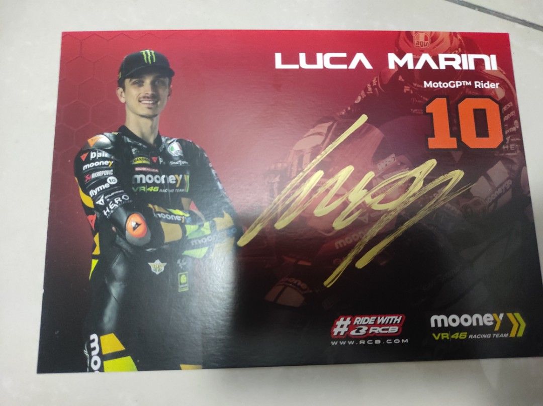 MotoGP Rider Signature Autograph 2023, Hobbies & Toys, Collectibles ...