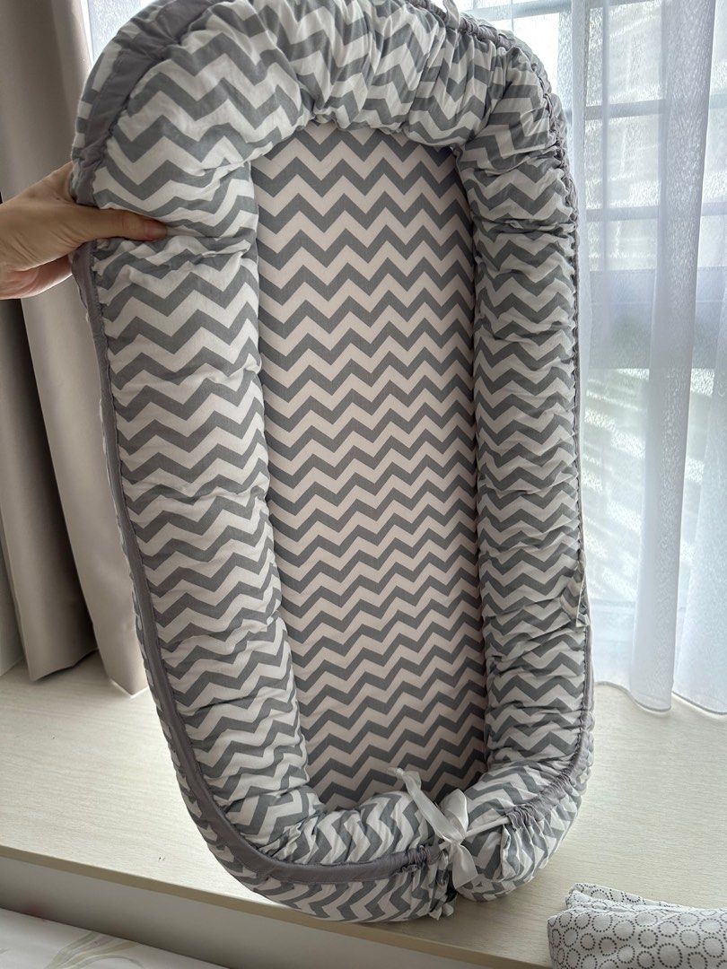 MPJ Mon Petit Jardin Organic Cotton Baby Lounger, Babies & Kids, Baby ...