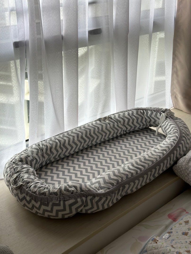 MPJ Mon Petit Jardin Organic Cotton Baby Lounger, Babies & Kids, Baby ...