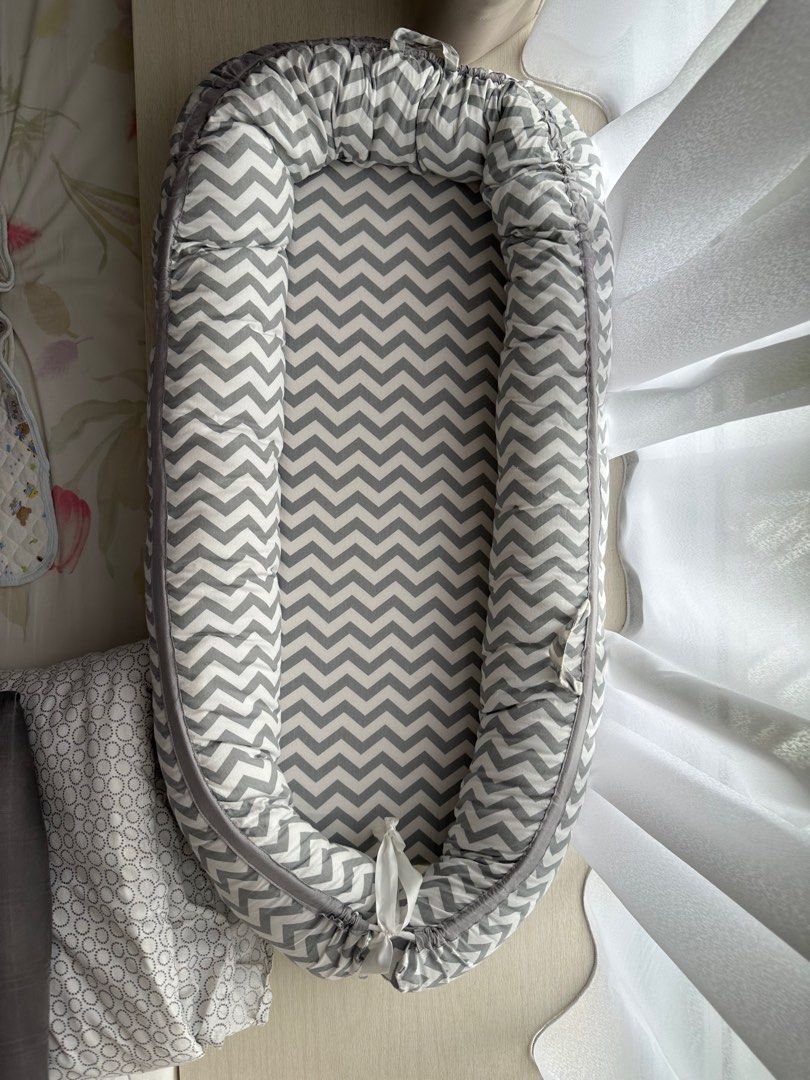 MPJ Mon Petit Jardin Organic Cotton Baby Lounger, Babies & Kids, Baby ...