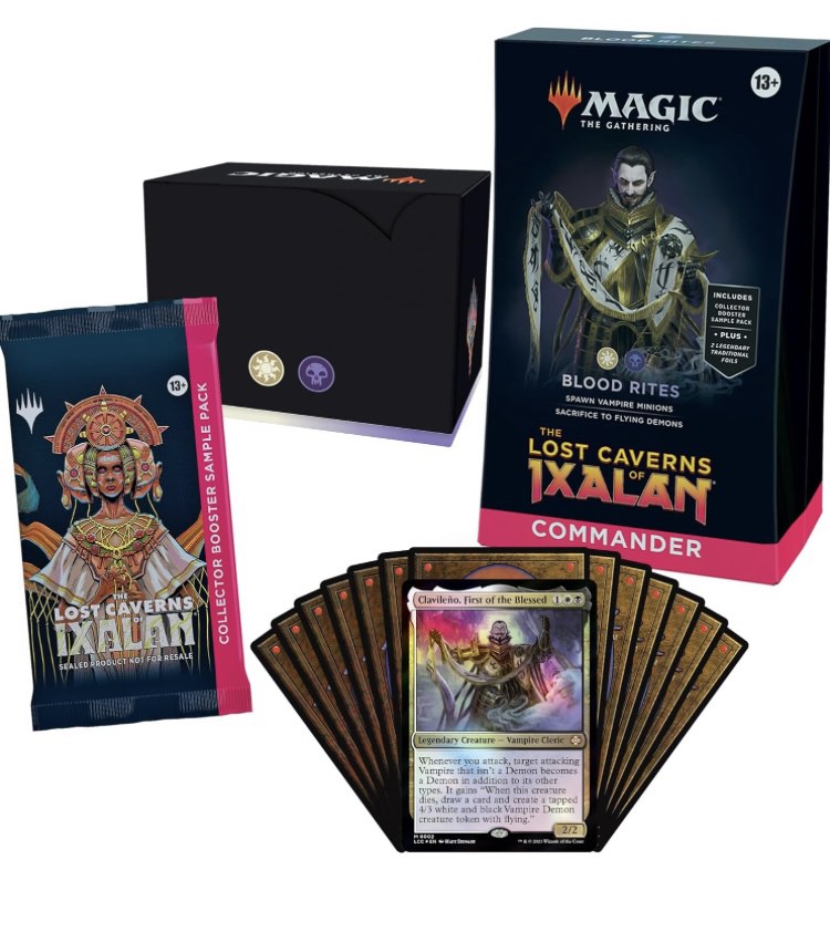 MTG The Lost Caverns of Ixalan Blood Rites Commander Deck, Hobbies ...