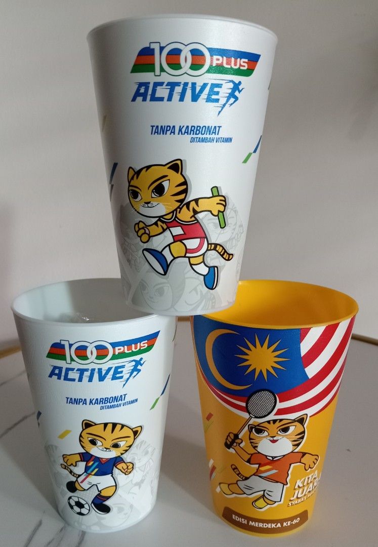Mug dan Cawan Plastik Sukan Sea KL 2017 @ 100 Plus, Hobbies & Toys ...