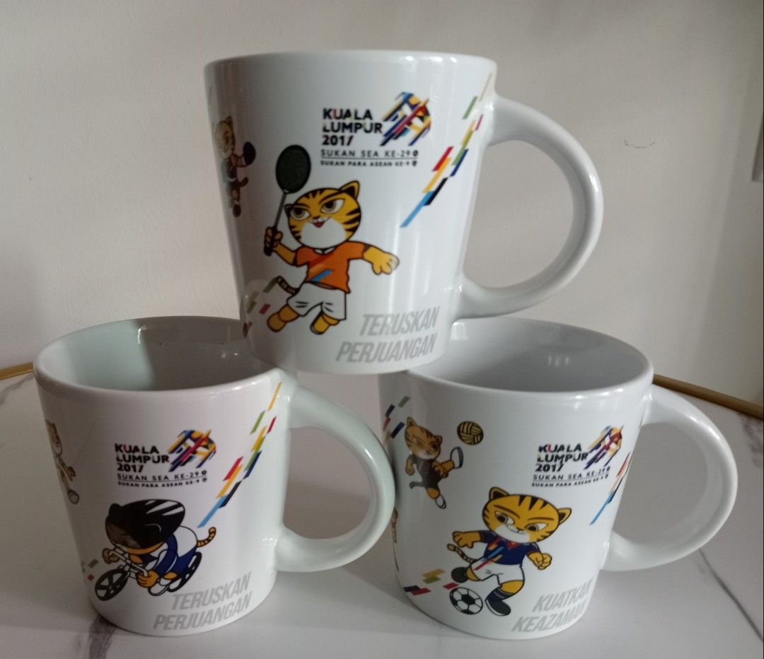 Mug dan Cawan Plastik Sukan Sea KL 2017 @ 100 Plus, Hobbies & Toys ...