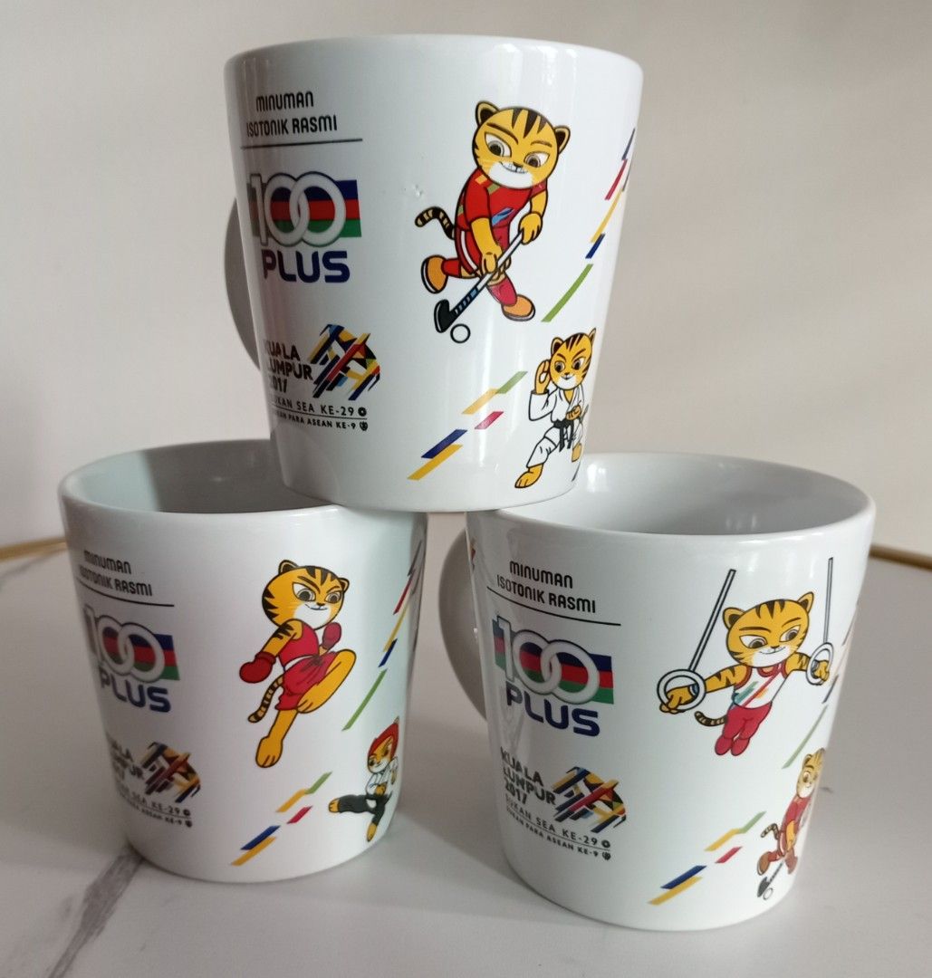 Mug dan Cawan Plastik Sukan Sea KL 2017 @ 100 Plus, Hobbies & Toys ...