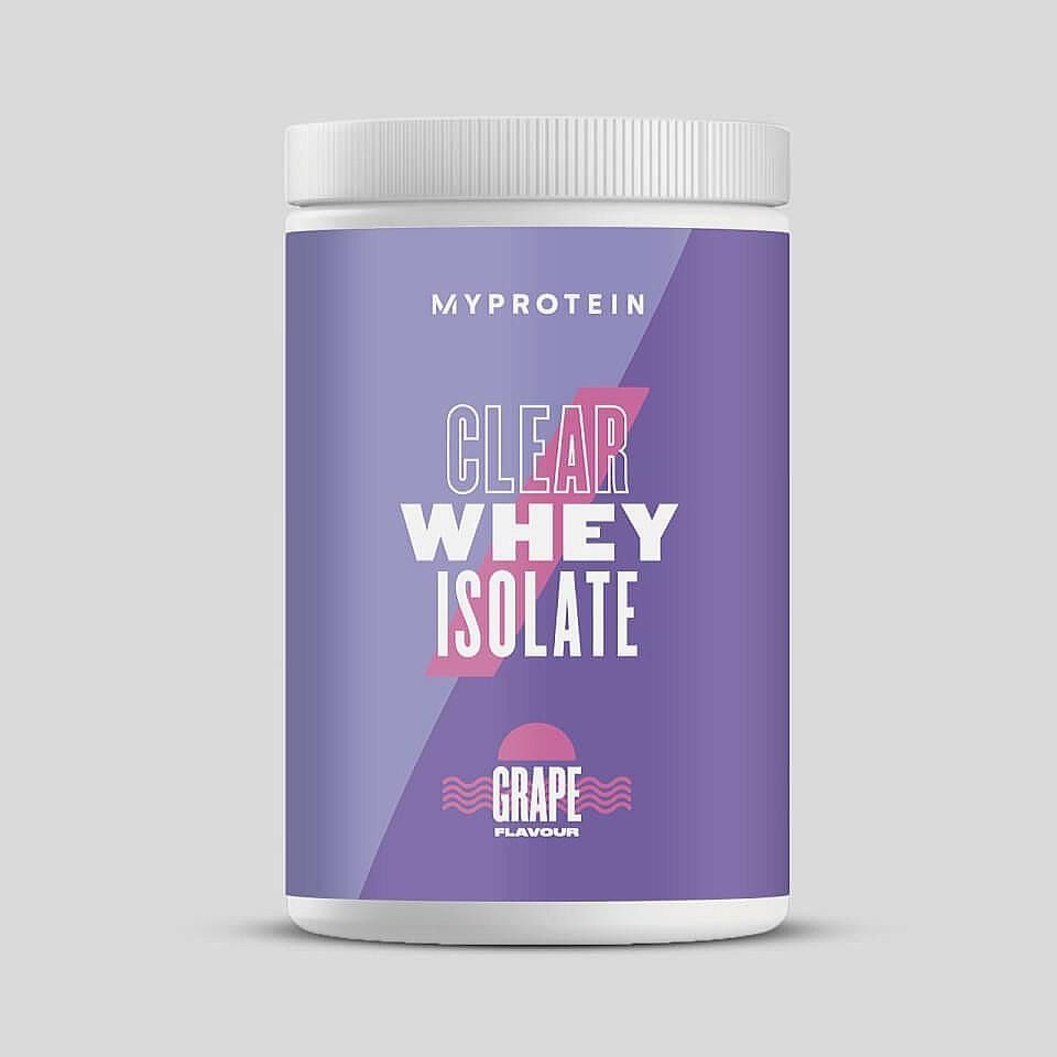 Myprotein Clear Whey Isolate - Grape. 500g/20 servings, Health ...